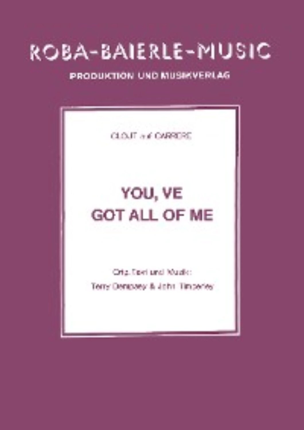 You've got all of me [Цифровая книга]