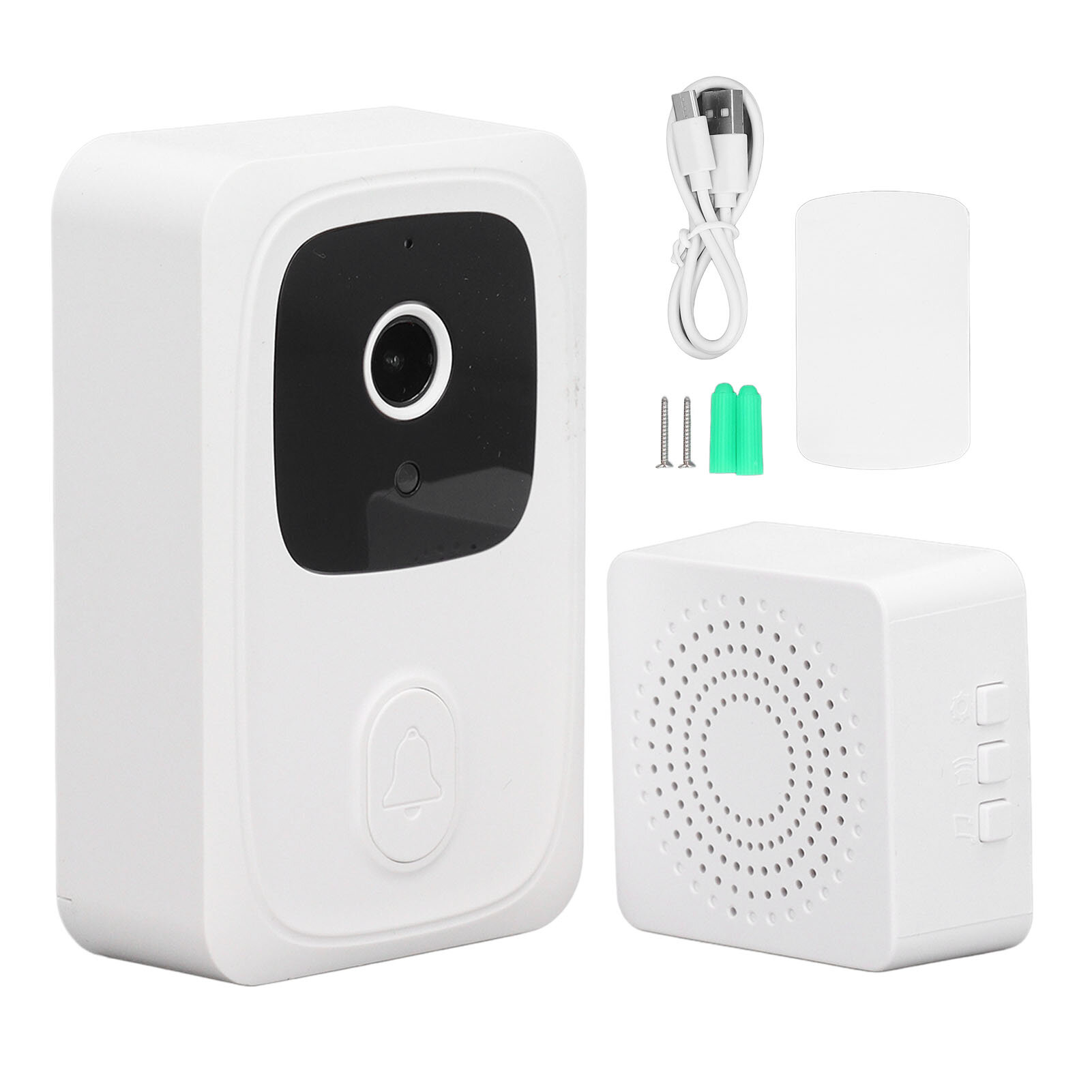 Беспроводной видеодомофон WiFi Пульт дистанционного управления HD Smart Video Doorbell Камера безопасности