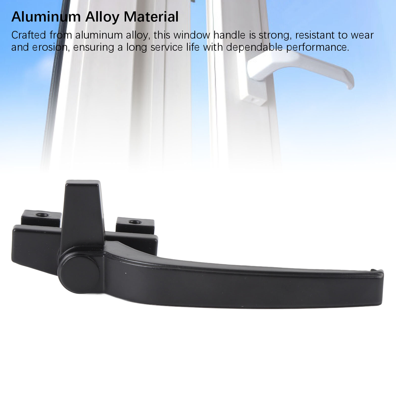 4 шт. оконная ручка из алюминиевого сплава, оконная ручка-замок для внутренних и внешних раздвижных дверей, вертикальных и горизонтальных раздвижных окон, левая черная