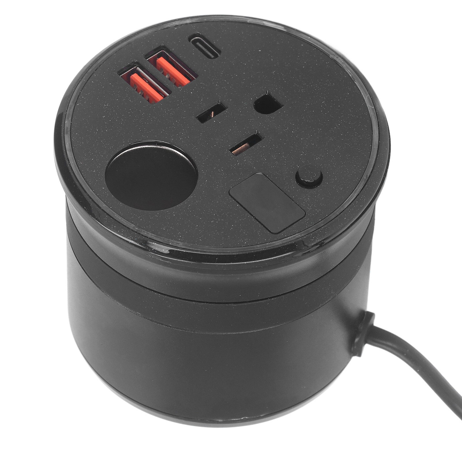 Инвертор напряжения от постоянного тока 12V до переменного тока модифицированная синусоида с разъемом для автомобиля и выходом Тип C 2USB порта