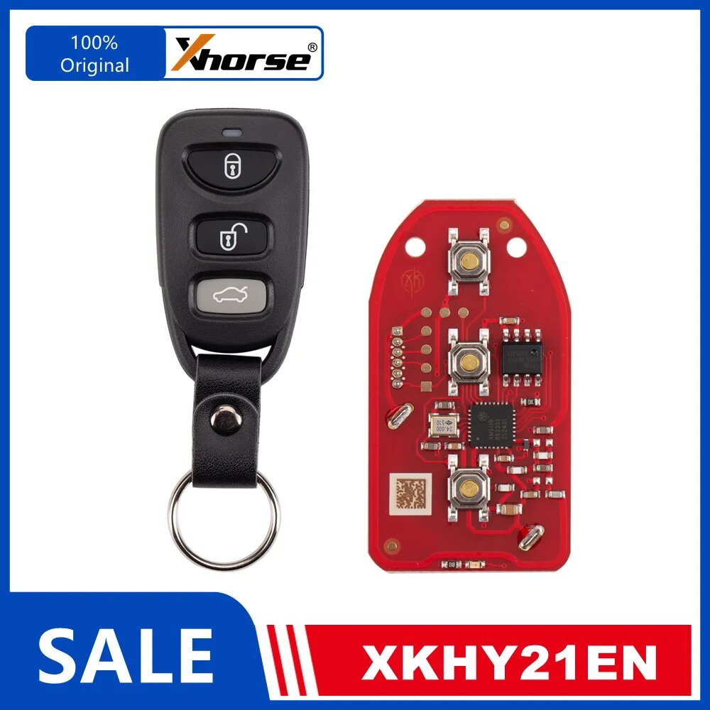 XHORSE XKHY21EN ключ для Hyundai 3+1 кнопки, 2 piece
