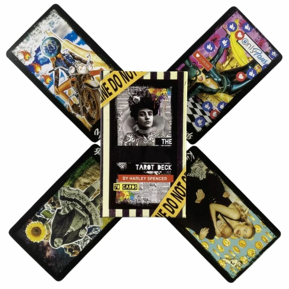 Карты Таро/Bad Ass Tarot,78 шт, Гадальные карты