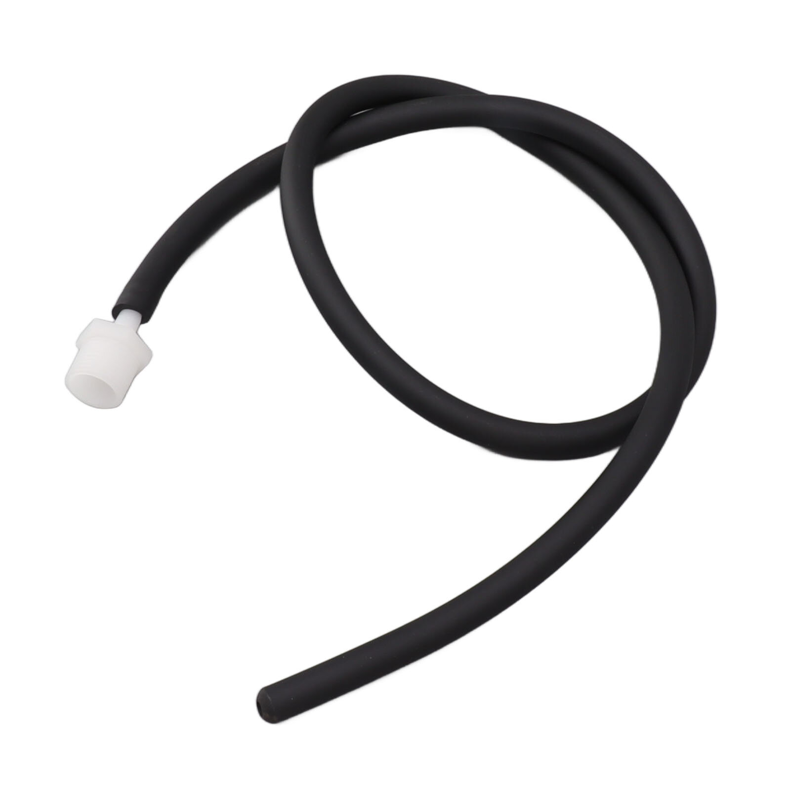 Набор для клизмы, портативная многоразовая силиконовая трубка для клизмы для душа, для очистки анального отдела толстой кишки и влагалища, черная, 50 см/19,7 дюйма