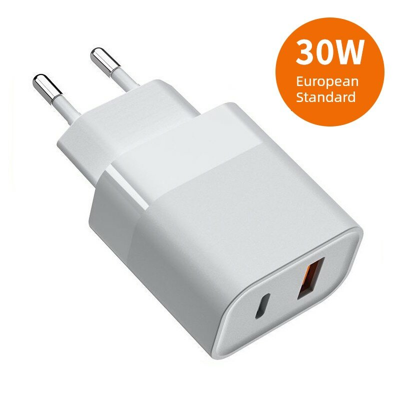 Европейский и американский адаптер для путешествий PD30W, зарядное устройство европейского и американского стандарта,