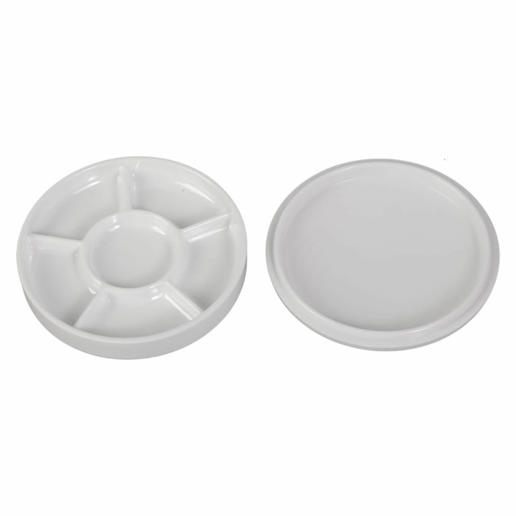 Палитра для красок с 6 ячейками, - Покрытая палитра