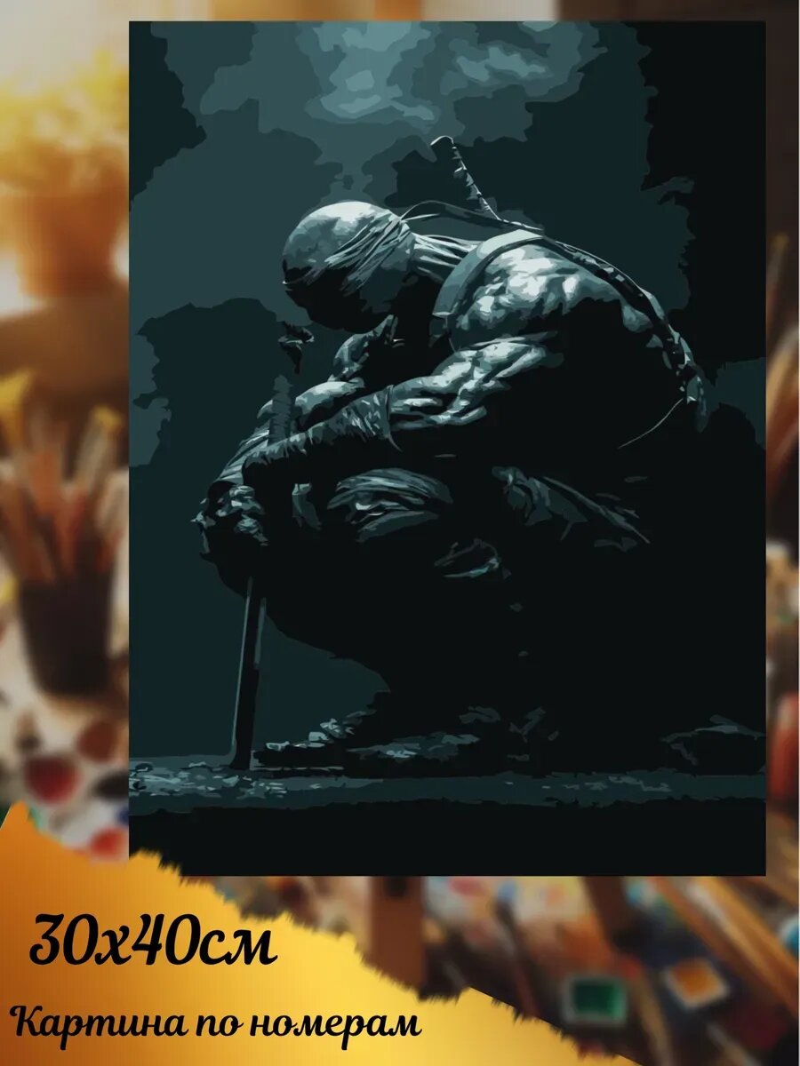 Картина по номерам черепашка ниндзя