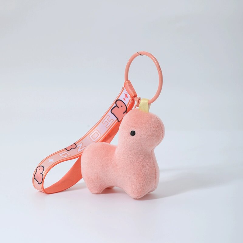 Маленький плюшевый динозаврик, милый брелок, подвеска для рюкзака, модная игрушка, подарок Съедаем синицу.