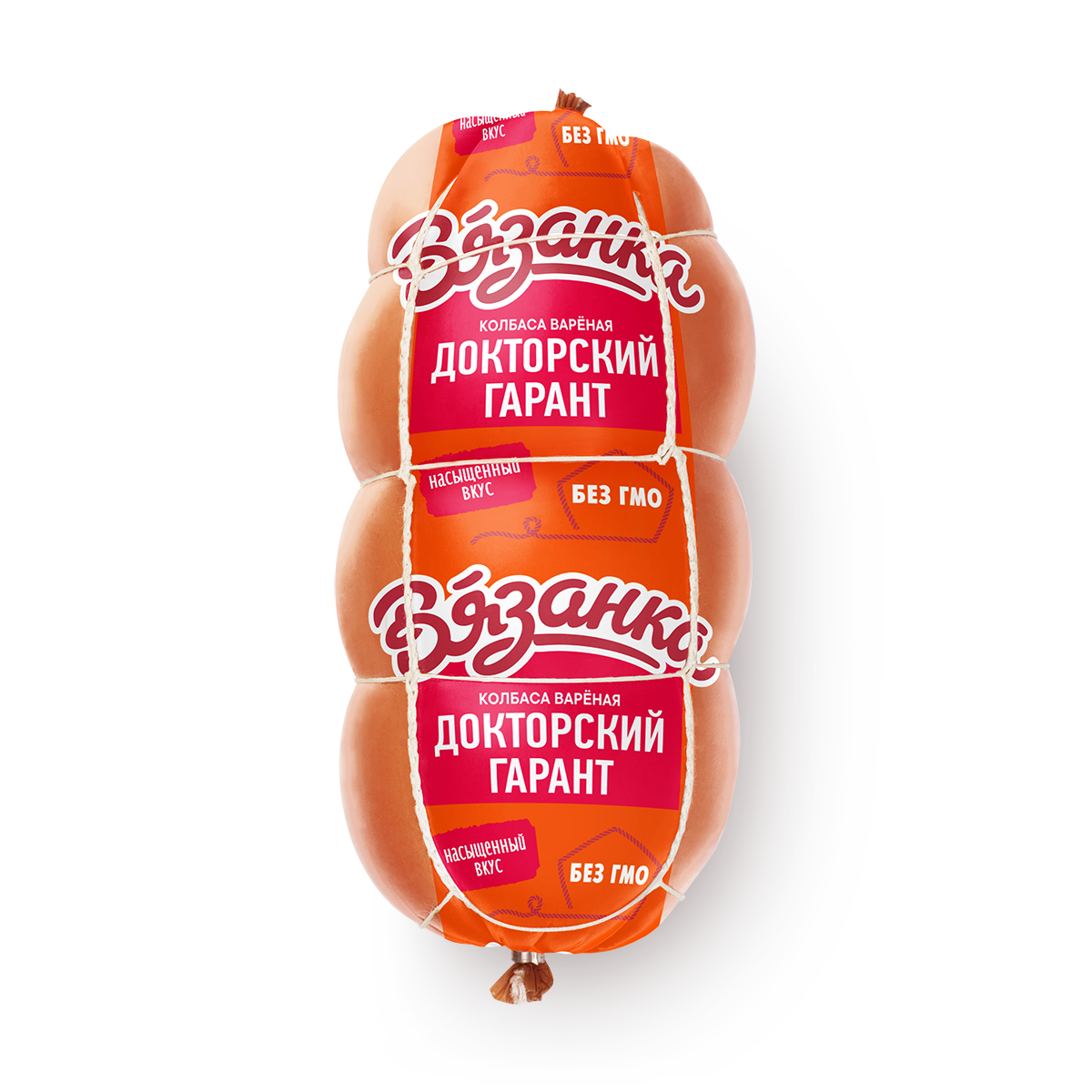 Колбаса Докторский гарант "Вязанка", варёная, вакуумная упаковка