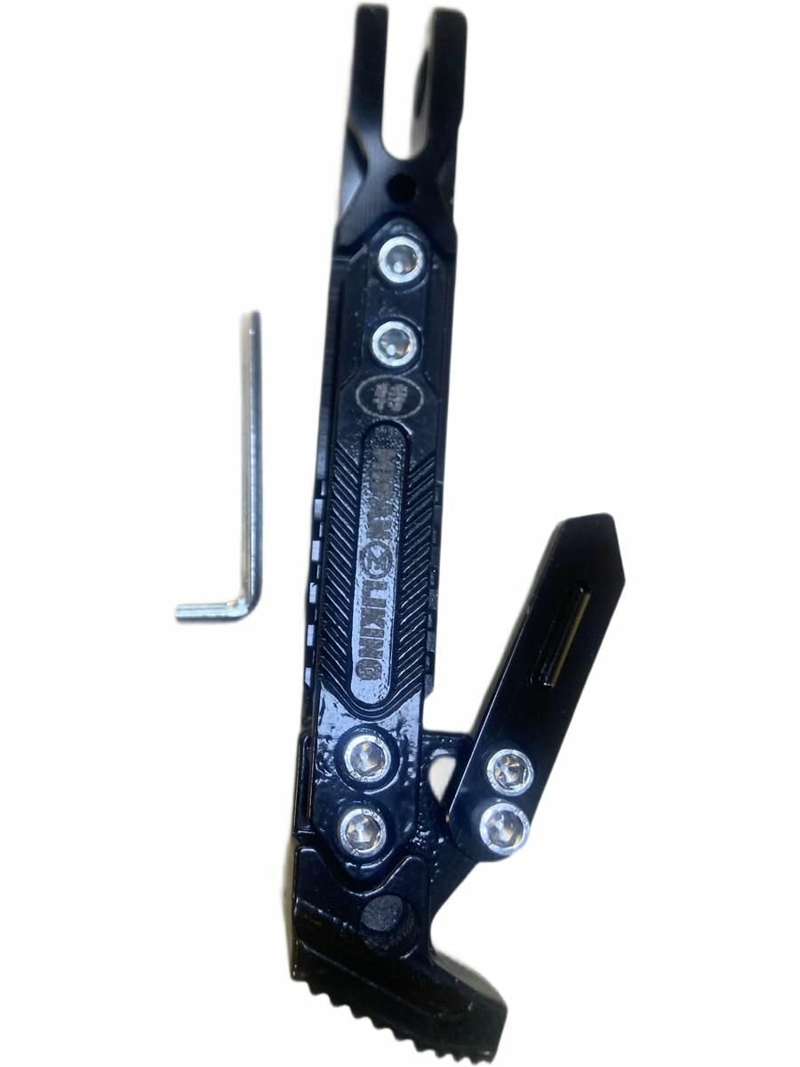 Подножка боковая регулируемая по длине черная