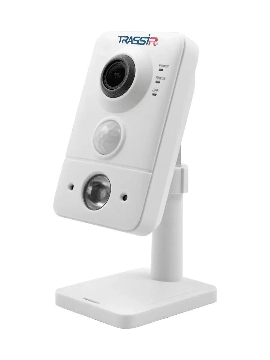 Камера видеонаблюдения IP Trassir TR-D7121IR1 v6 2.8-2.8мм цв. корп: белый