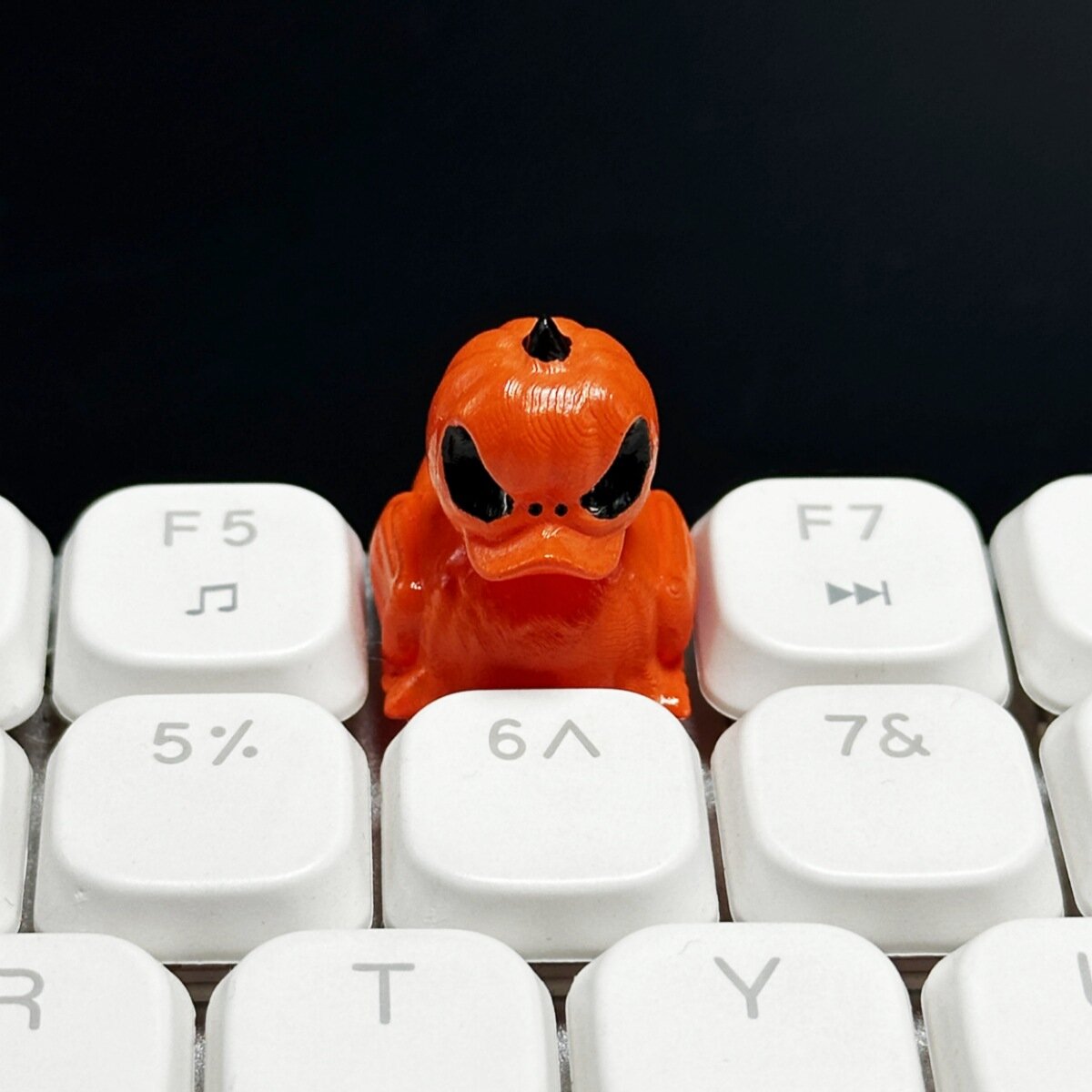 3D полимерная клавиатура на Хэллоуин Devil Duck, индивидуальный крестообразный вал, механическая клавиатура, замена
