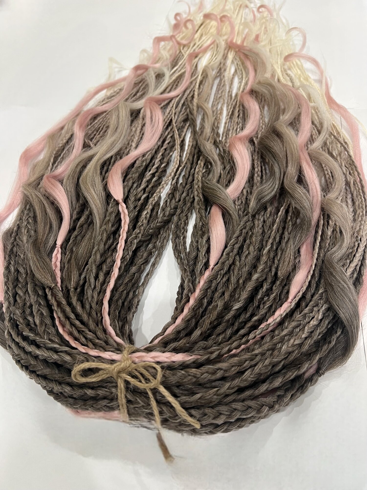 Комплект косичек новый DE CE косы, локоны, 60 баз, 70 см BRAID_ART PROJECT