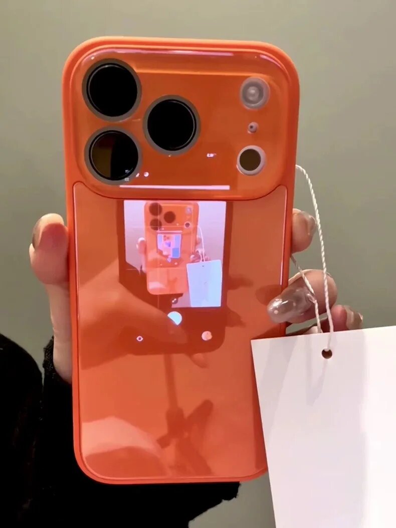 Оранжевый чехол для iPhone 17 Pro, Candy Armor