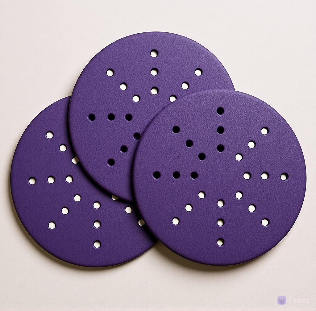 Круг шлифовальный DLT GrandFlex PURO-CERAMIC, P240, 225мм, 10шт, (на бумаге, керамика точной формы), арт.3006