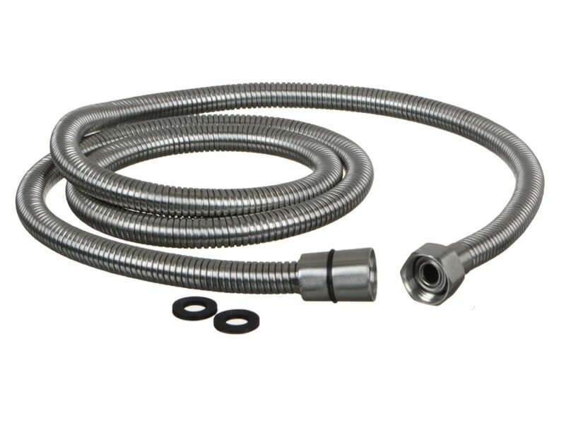 Шланг д/душа STANDART SATIN 1/2"х1/2" конус нерж d14мм, L150см 2зажим MKP20302BL