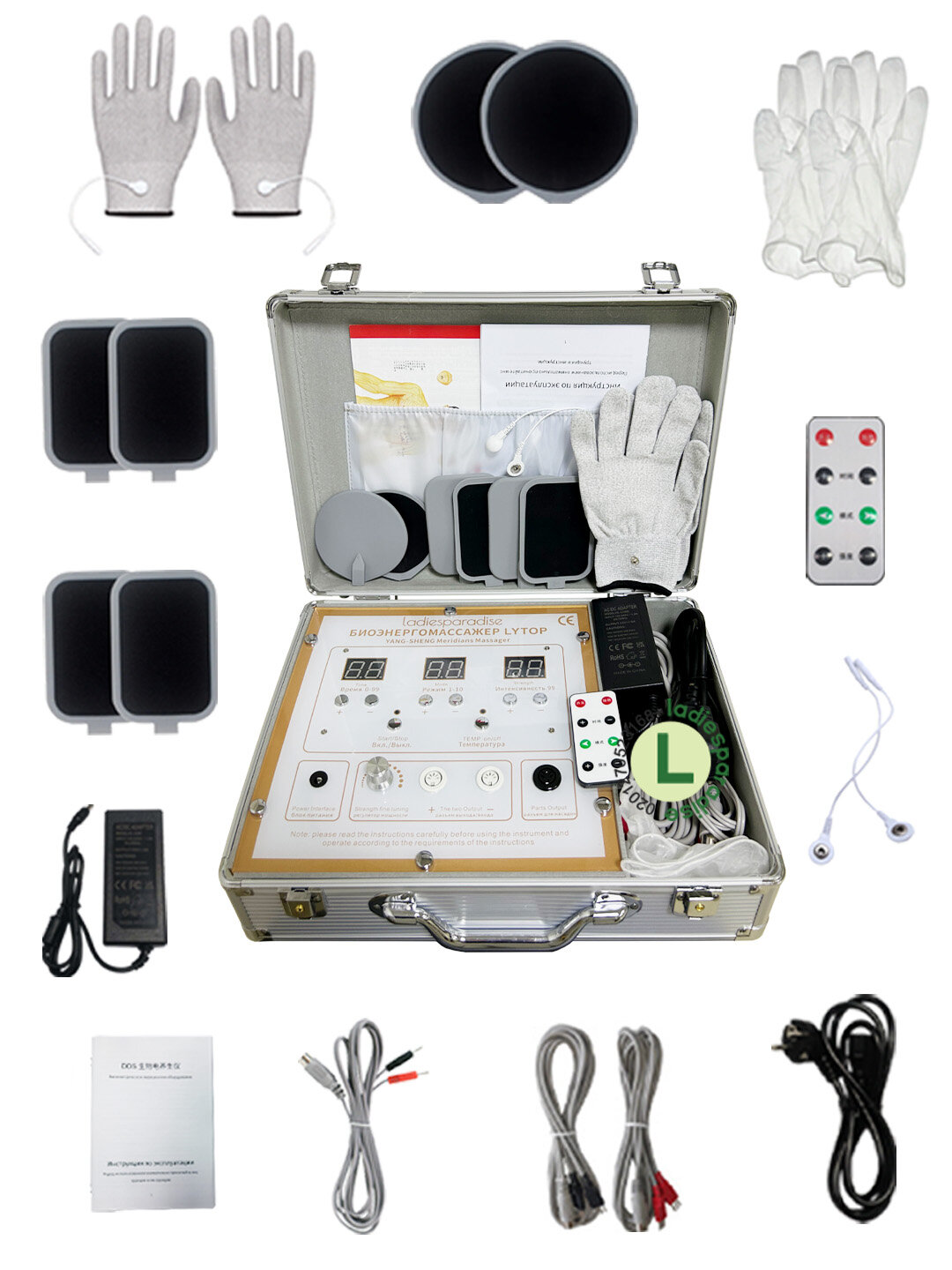 Биоэнергетический массажер (БЭМ) для тела Fohow 2.0, Низкочастотный импульсный массажер для биоэлектротерапии DDS