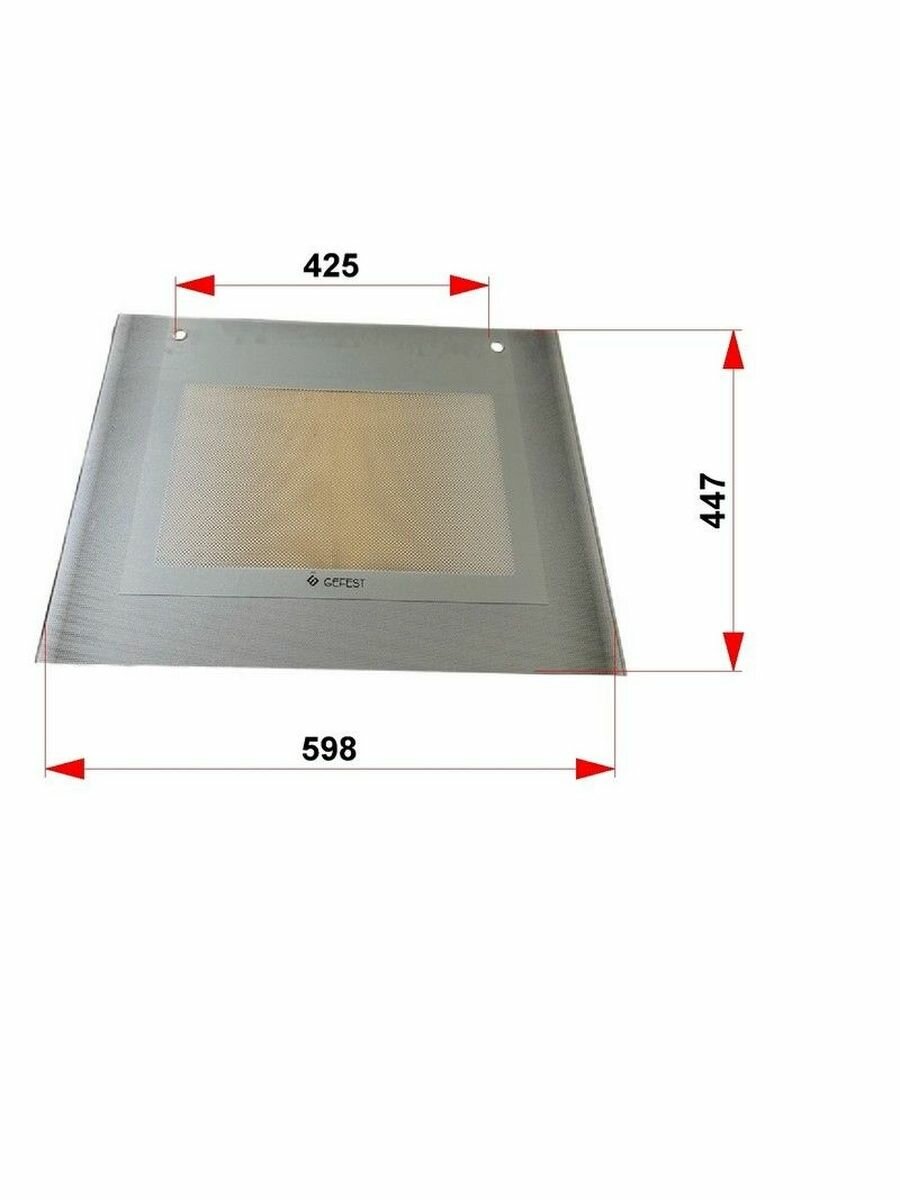 Стекло панорамное (наружное ) Gefest ДА602.14.2.000-09