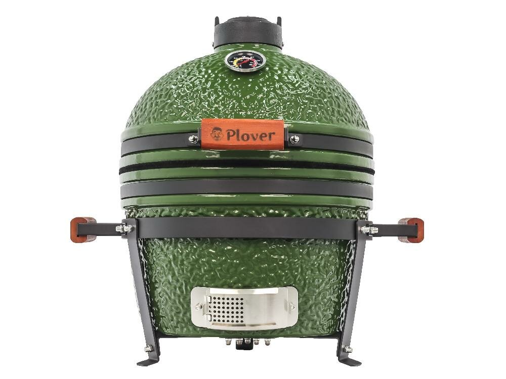 Керамический гриль барбекю SE-Minimax (зеленый), 40.5 см / 16 дюймов, Plover