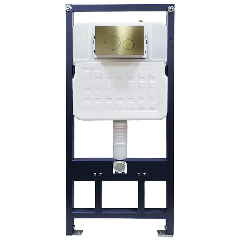 Инсталляция для унитаза Azario New-TS AZ-TS006T с кнопкой AZ-SS-002-G