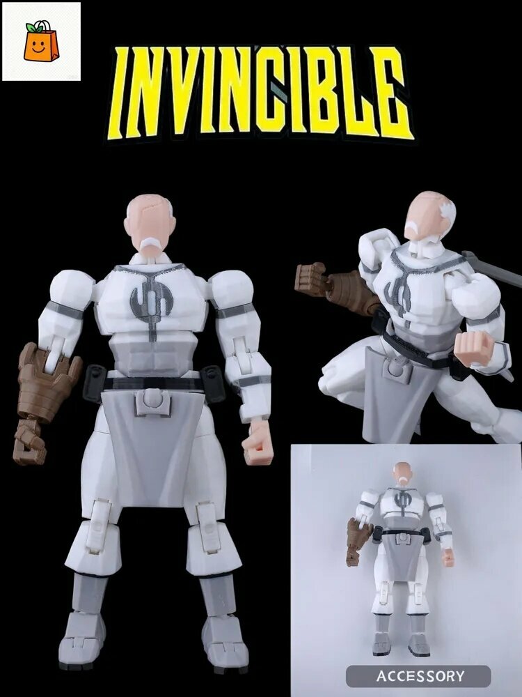 Фигурка Конквест из Неуязвимого ( Invincible- Conquest ), 3D-печатная подвижная модель, подарок анимешнику и коллекционеру