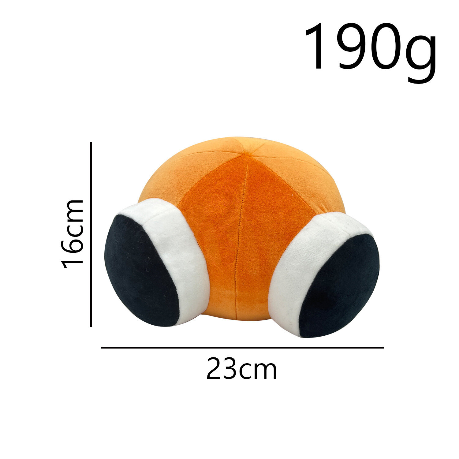 Радуга Друзья Rainbow Friends Chapter 2 глотка водяного монстра динозавра плюшевая игрушка глаза голова Оранжевая