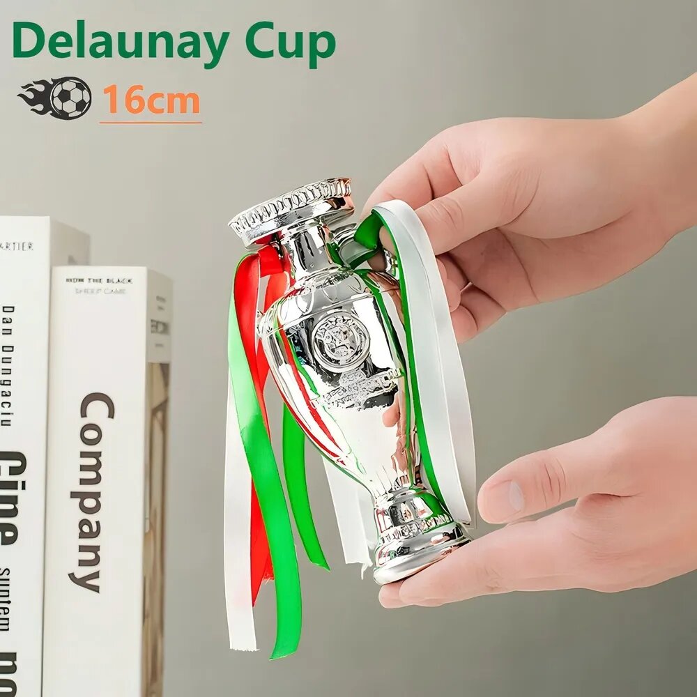 16cm/Кубок европейских чемпионов/футбольный трофей 2026 года, изготовлен вручную из смолы