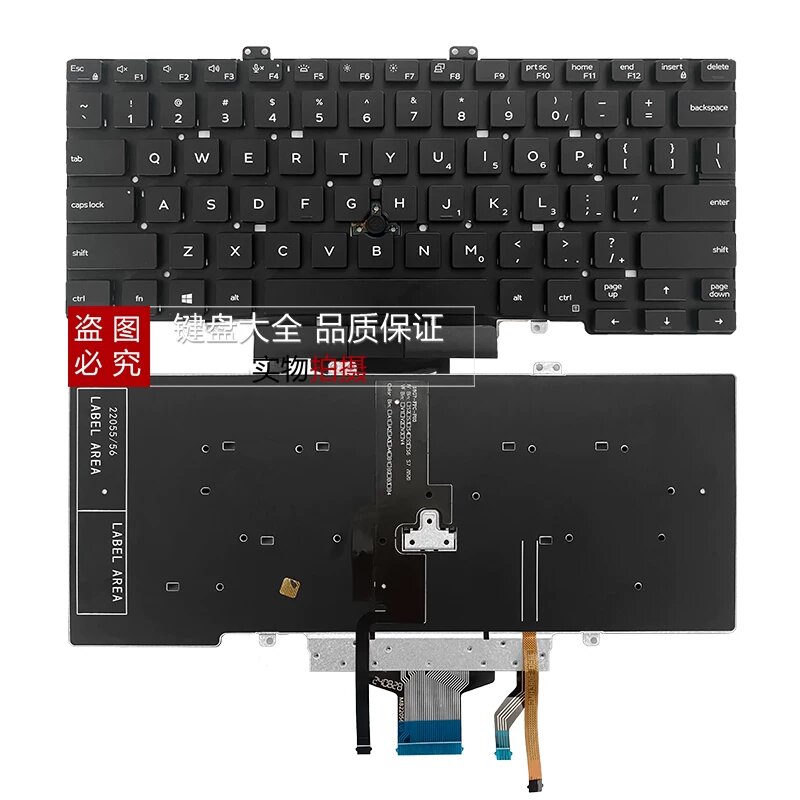 Подходит для клавиатуры DELL Dell Latitude L3400 5400 5401 5410 5411 7400 P98G Совершенно новый, с эталонным тестом для