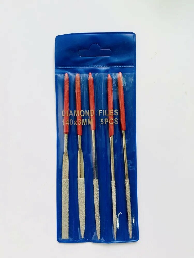 Набор надфилей алмазных 140 мм 5шт.