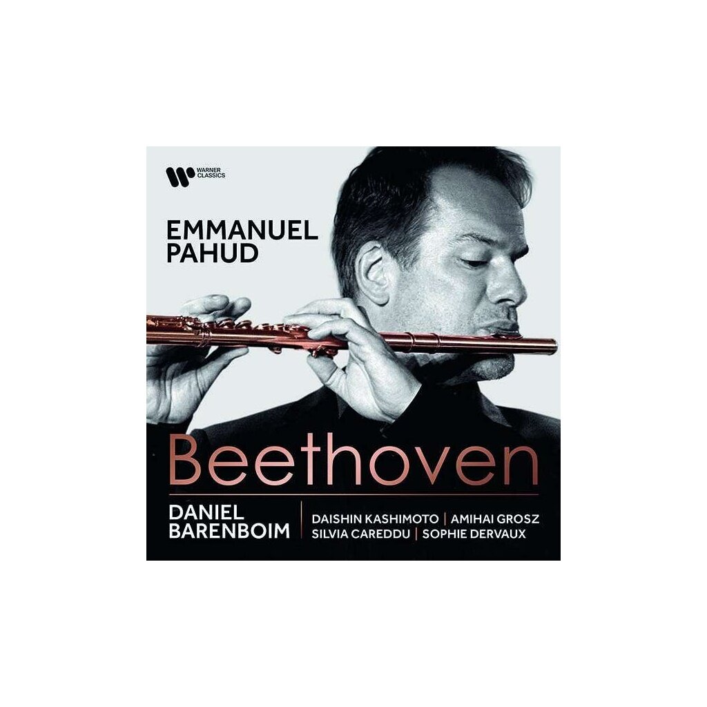 Диск EMMANUEL PAHUD, DANIEL BARENBOIM, AMIHAI GROSZ, DAISHIN KASHIMOTO - VIOLIN SONATA NO. 8 (ARR.PAHUD). SERENADE FOR FLUTE, VIOLIN AND VIOLA, OP. 25. TRIO FOR PIANO, FLUTE AND BASSOON, WOO 37 (1 CD)