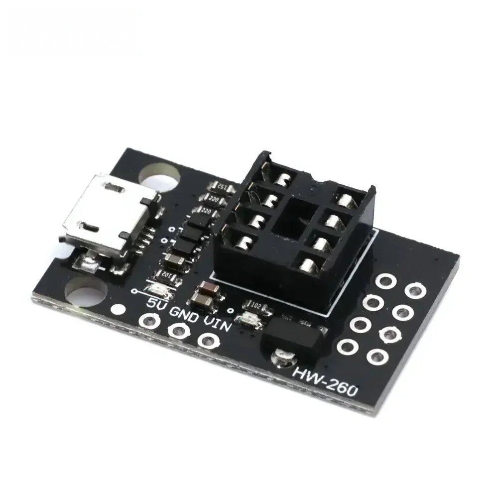 Плата разработки программирования ATtiny — модуль Plug & Play для ATtiny13/25/45/85 с Micro USB — фото 1