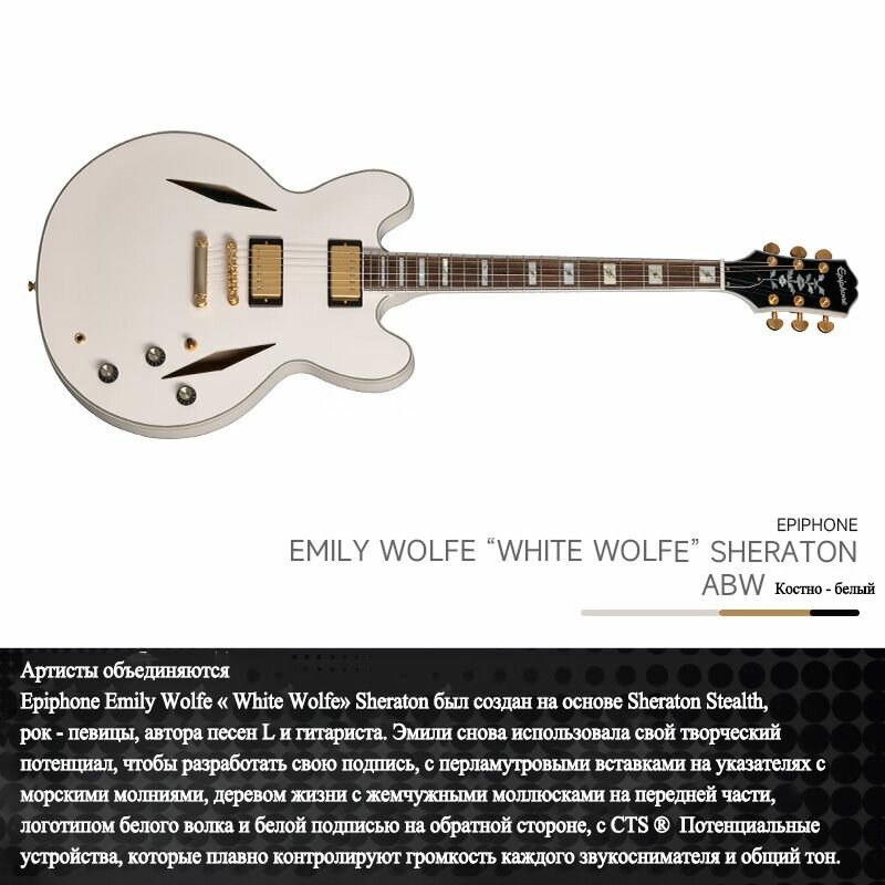 Электрогитара Epiphone Emily Wolfe — фото 1