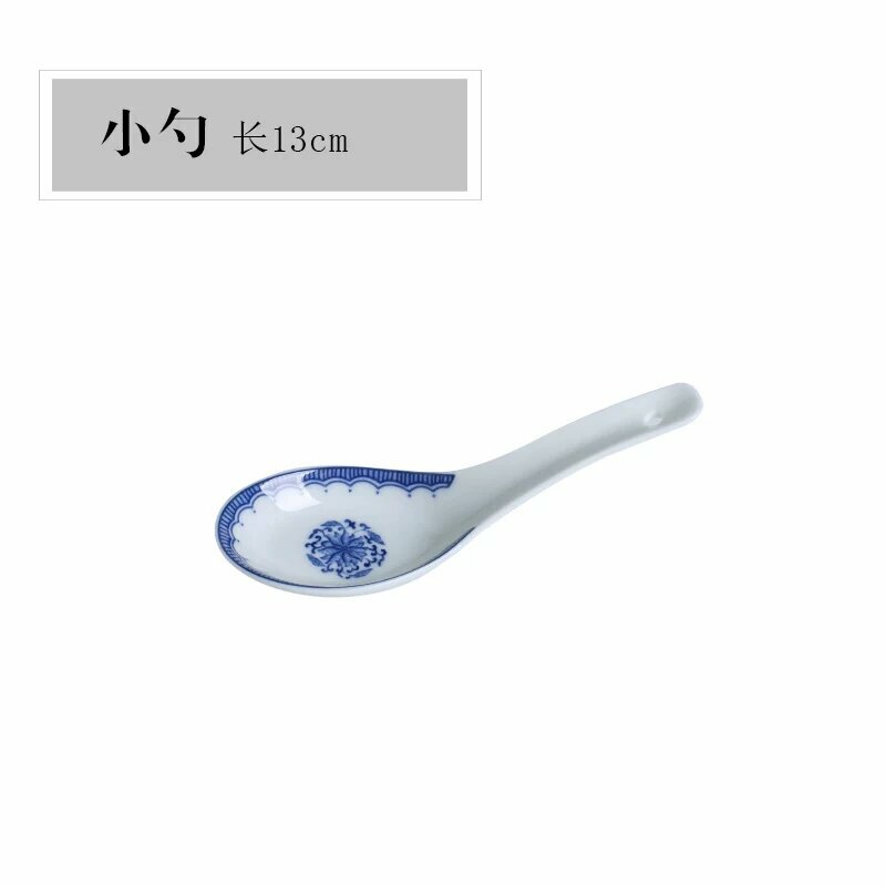 Набор из сине-белой фарфоровой посуды из Цзиндэчжэня: тарелки, миски и блюда в китайском стиле для домашнего декора,