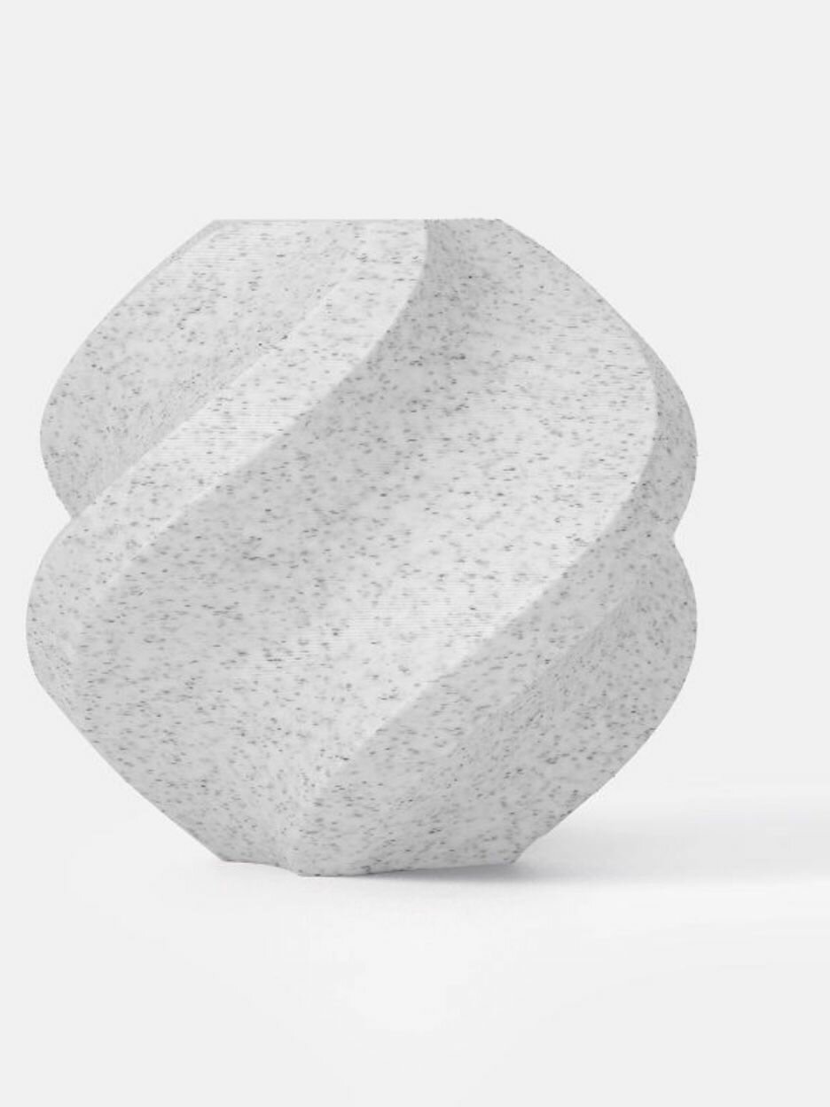 Филамент Bambu Lab PLA Marble White белый 13103 / Мраморный пластик для 3D принтера , 1 кг на катушке