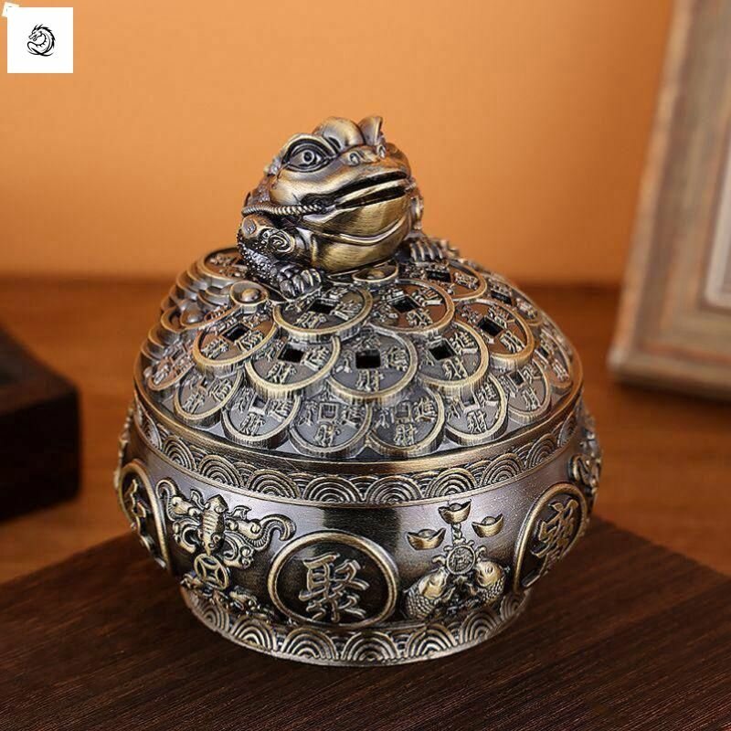 Ваза Чаша Изобилия "Жаба Богатства" Фен-Шуй для привлечения денег