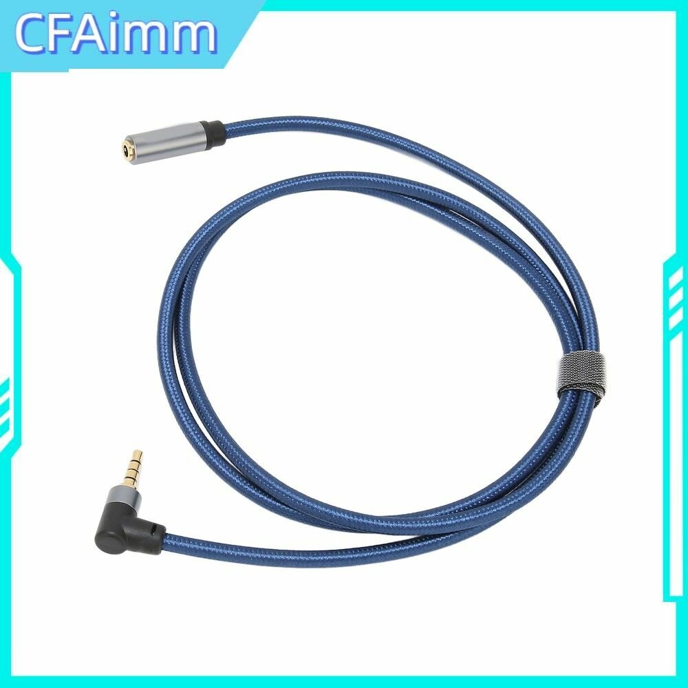 Аудиокабель 3,5 мм 4-проводный 1 м 90