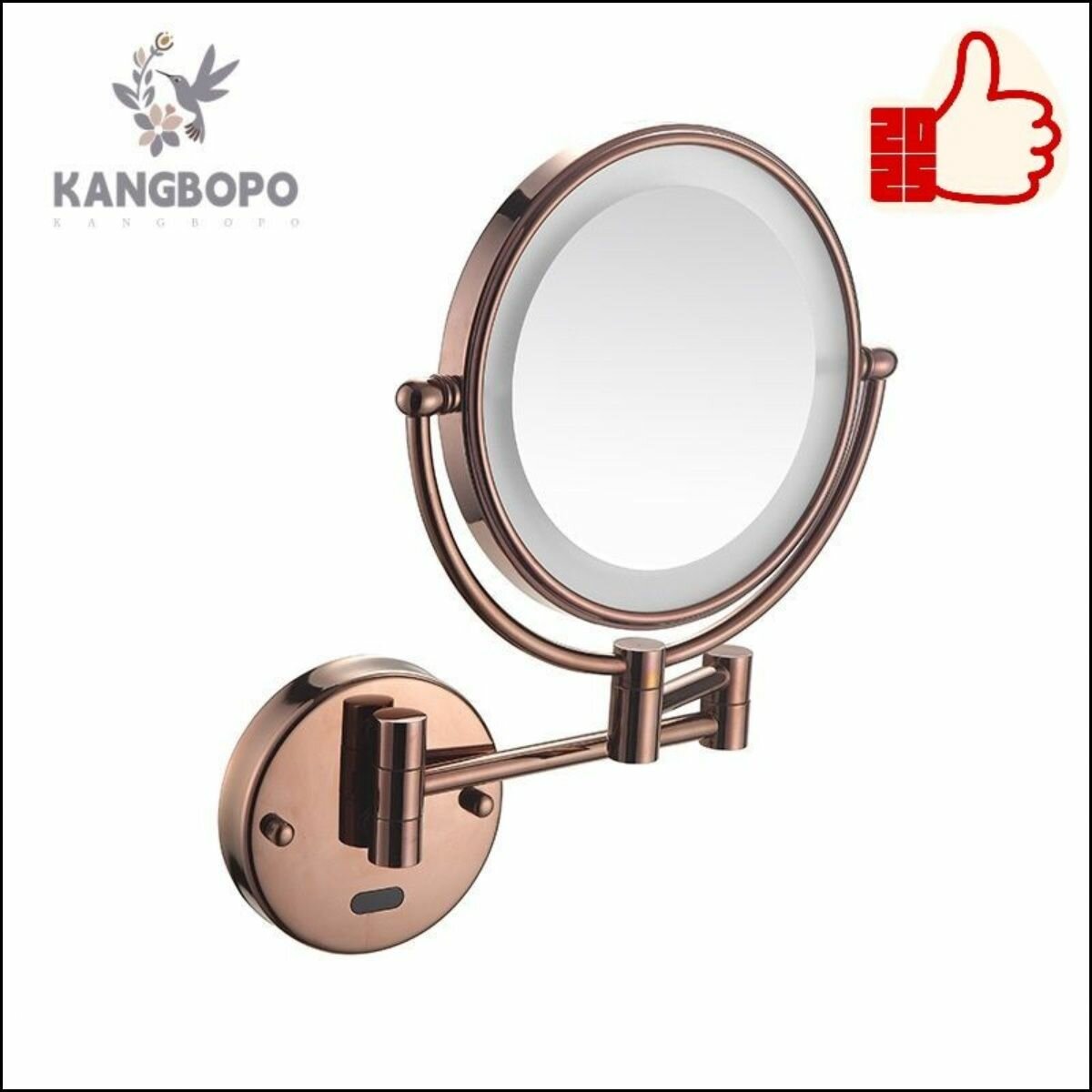 Эксклюзивное зеркало с матовой подсветкой для макияжа