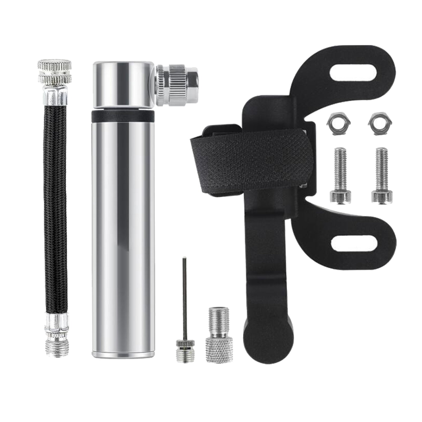 Мини насос для велосипеда, быстрая надувка шин, портативный, алюминиевый сплав, надуватель шин, высокое давление, ручной насос, вентилятор для велосипедов, аксессуары для горных и дорожных велосипедов, 120 PSI, длина 9,8 см, вес 98 г, цвет