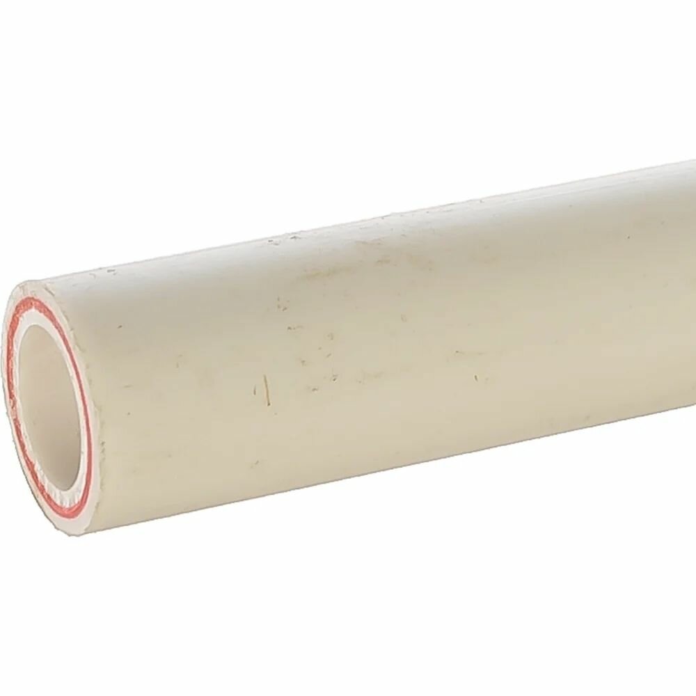 Армированная стекловолокном труба PRO AQUA PP-R RUBIS SDR 6 Белая d-20 мм, 2 м PA37208P