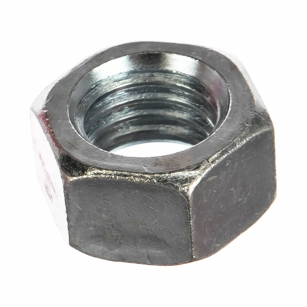 Шестигранная гайка DIN 934 оцинкованная М18, 4шт - пакет Tech-Krep/Zitar 112250