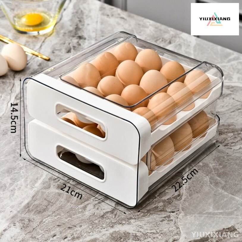 Бестселлер Ikea, пластиковый контейнер для яиц на 32 отделения в два слоя, белый