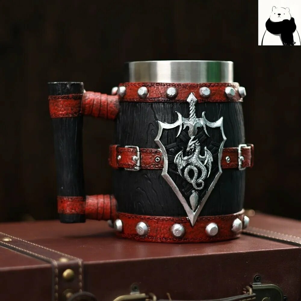 Кружка "Имитация деревянной бочки", 500 мл, 1 шт