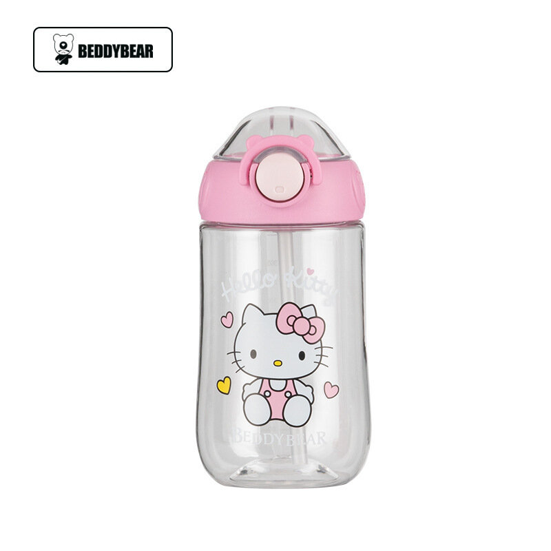 Чашка с медвежьей школой чашка Tritan летнее лето для мужчин и женщин детский сад герметичная вода чашка соломка