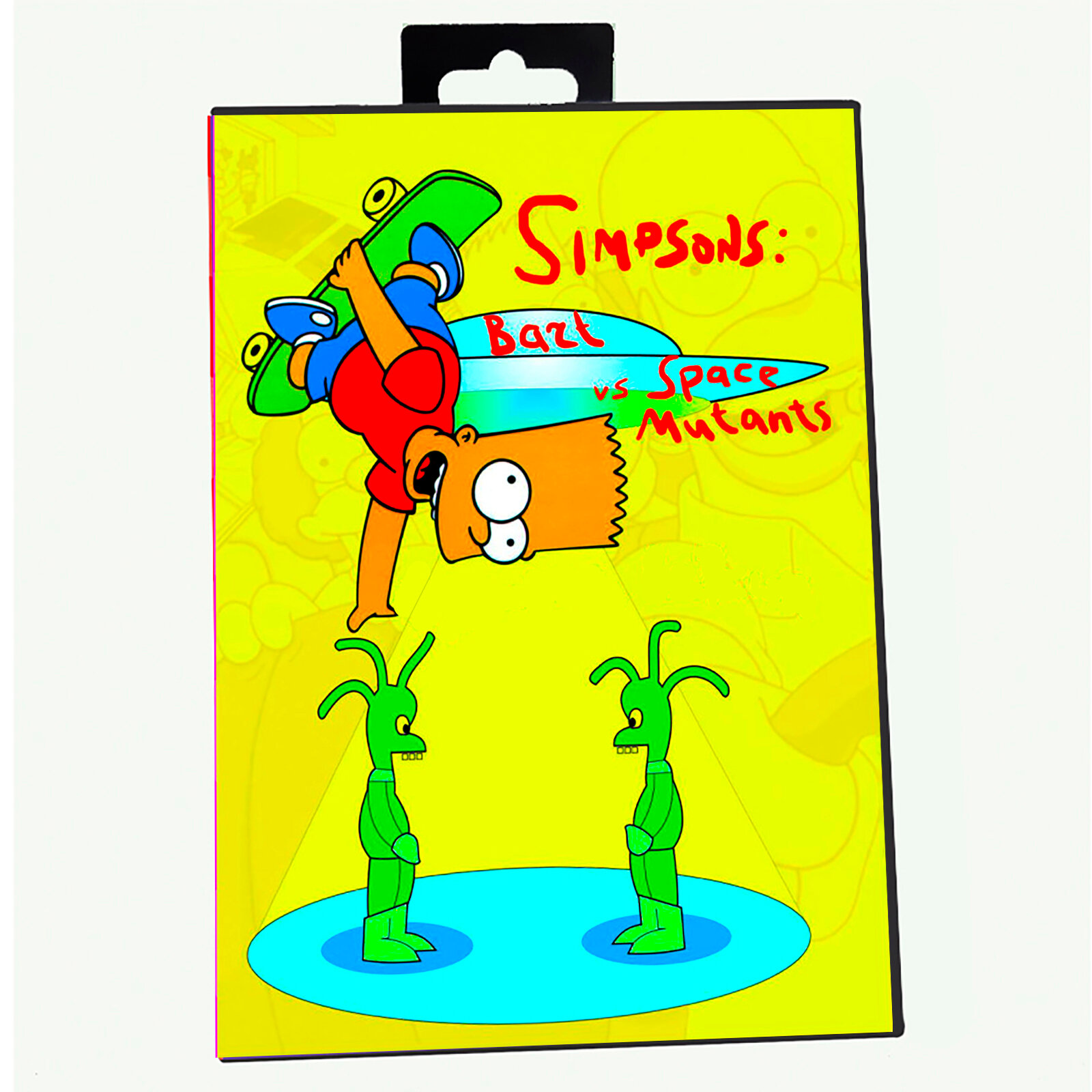 Картридж The Simpsons: Bart vs. the Space Mutants Для приставки Sega Genesis Sega Mega Drive 16 bit MD