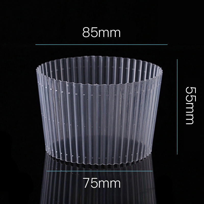 Прозрачный чехол для кружек 98 мм 20 шт. Одноразовый изолирующий чехол для кофе и чая