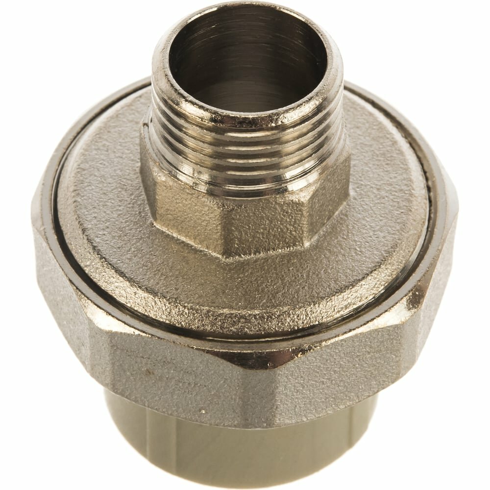 Комбинированная муфта VALFEX PP-R серая, разъемная Дн25х1/2 НР 10156115Г 127-0344