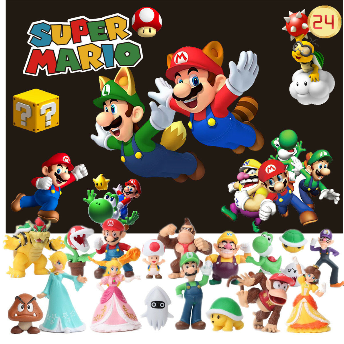 Бестселлер StellaLou Mario Hole Puzzle Toy - Игрушка/украшение для розыгрыша - Kuromi Hole Puzzle Blind Box.