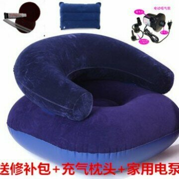 3Y оптовая продажа очень большого и очень длинного ленивого дивана S-образной формы, флокированного надувного дивана, кресла-кровати, надувного кресла-реклайнера