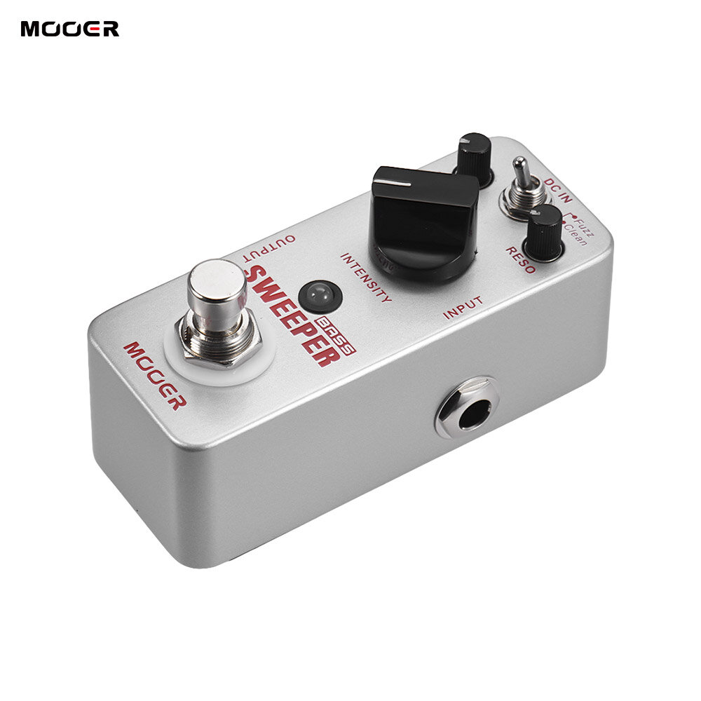 MOOER SWEEPER Эффектный Педаль Фильтр для БасовогоГитары с Истинным Обходом Полностью Металлической Корпусом 1 Педаль Материал Металл Размер Прибл. 3.5*9*3см Вес Прибл. 150г Вход 1/4" Моно Джек (220К Ом) Выход 1/4" Моно Джек (1.4К Ом) Питание DC 9V (не