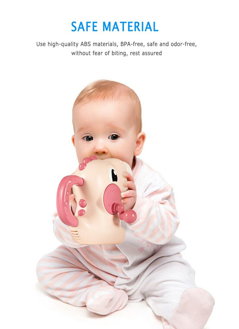 Дети Прибытие Ручное Спрей Душ Глава Игрушка Динозавр Водный Спрей Душ Режим С Детской Ванной Спрей Игрушка Детская Детская Ванная Игрушка (Розовый)