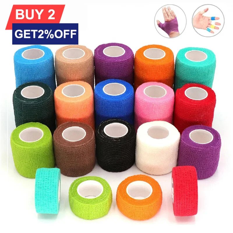 Спортивный бинт Grass green 5см x 4.8м